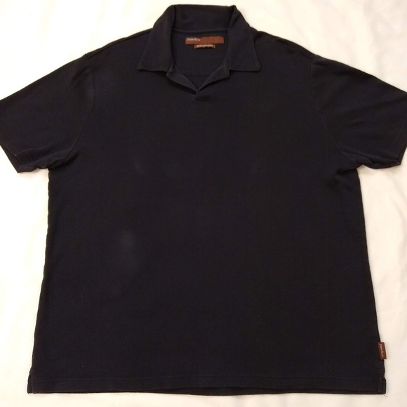 Perry Ellis | Shirts | Perry Ellis Black Polo Shirt | Poshmark